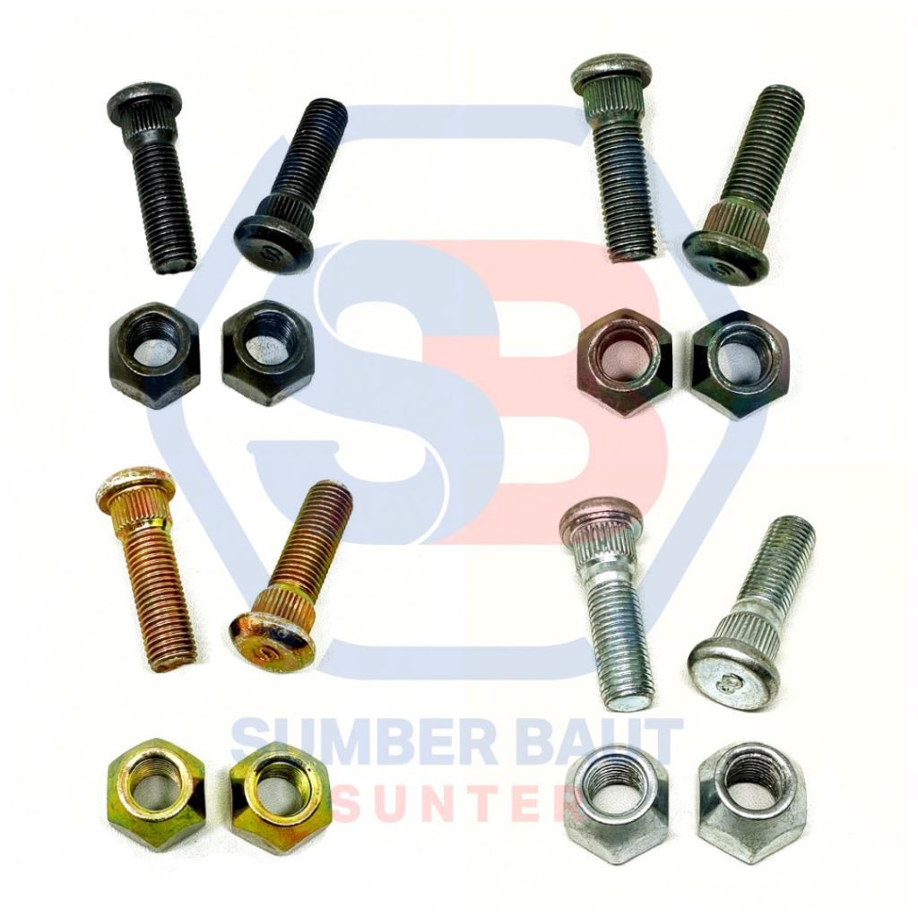 Jual BAUT MUR RODA L300 Original Marking S Hub Bolt Nut | Shopee Indonesia