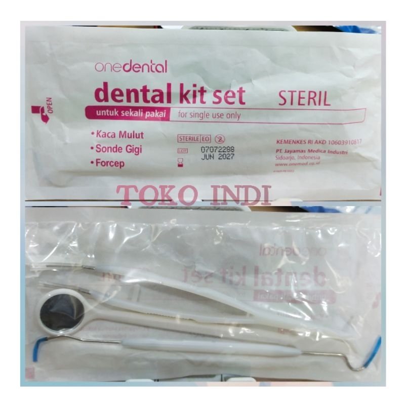 Jual Dental Kit Set Steril Onemed/Dental Kit Disposible/Dental Kit/Set ...