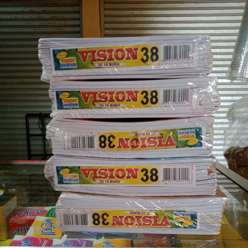 Jual Buku Tulis Vision 38 lembar isi 10 Buku | Shopee Indonesia