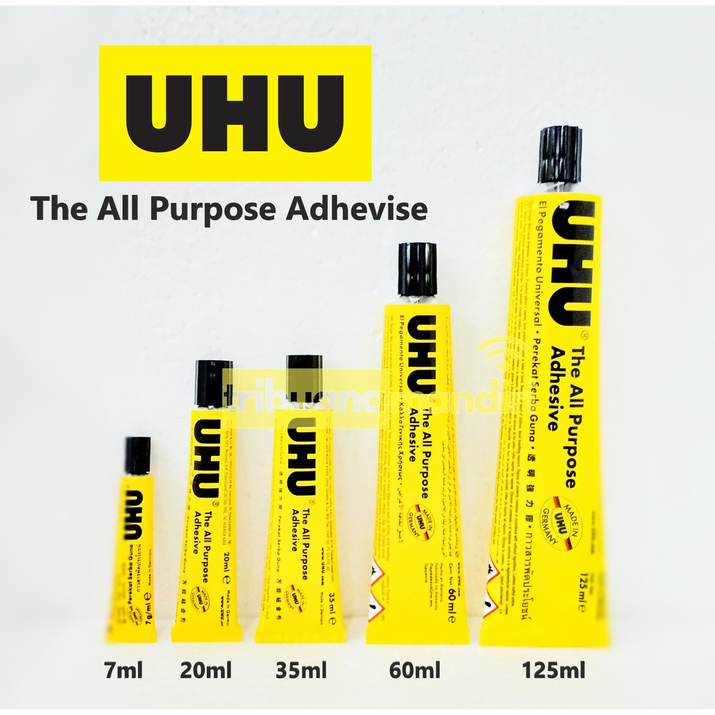 Jual Lem UHU / UHU Glue Original 20 ML / 35 ML / 60 ML / 125ml (1PCS) | Shopee Indonesia
