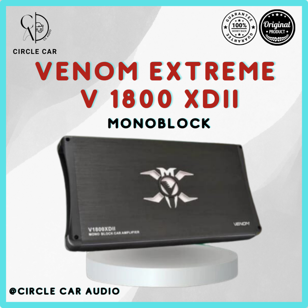 Jual POWER MONOBLOCK VENOM EXTREME V 1800 XDII / POWER AMPLIFIER VENOM ...