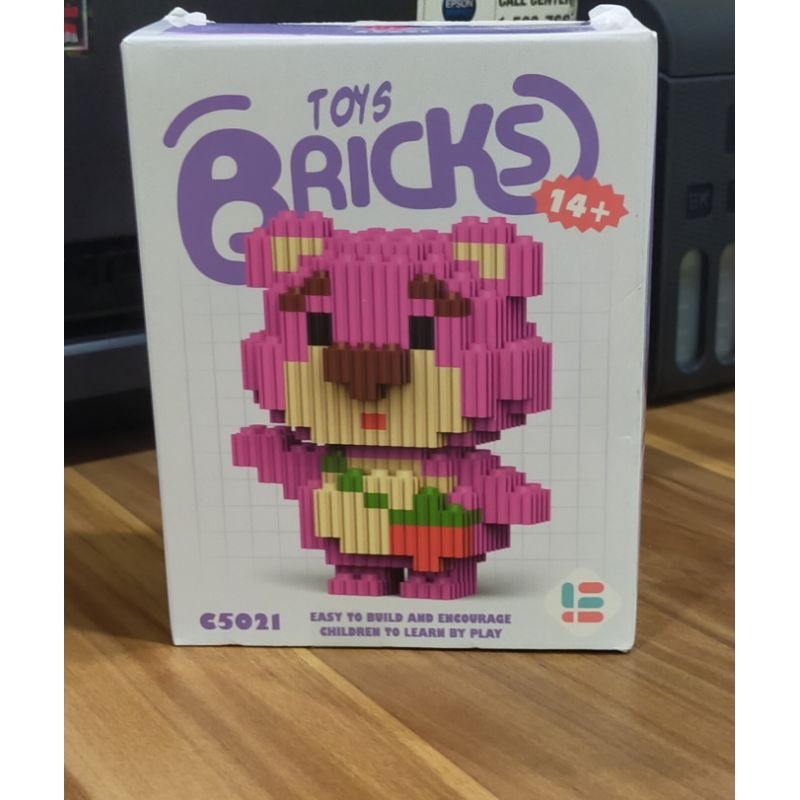 Jual Cute Lotso Cartoon Series Blocks/Nano Bricks, Mainan Balok Susun ...