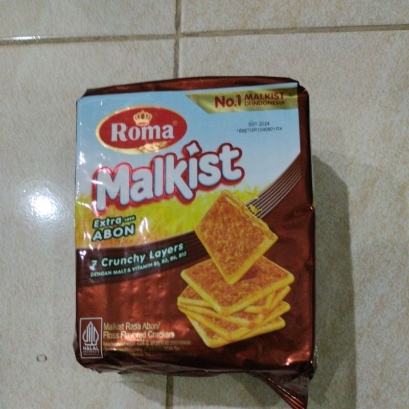 Jual Roma Malkist Crackers / Abon (BARU!!!) kemasan 224 gram | Shopee ...