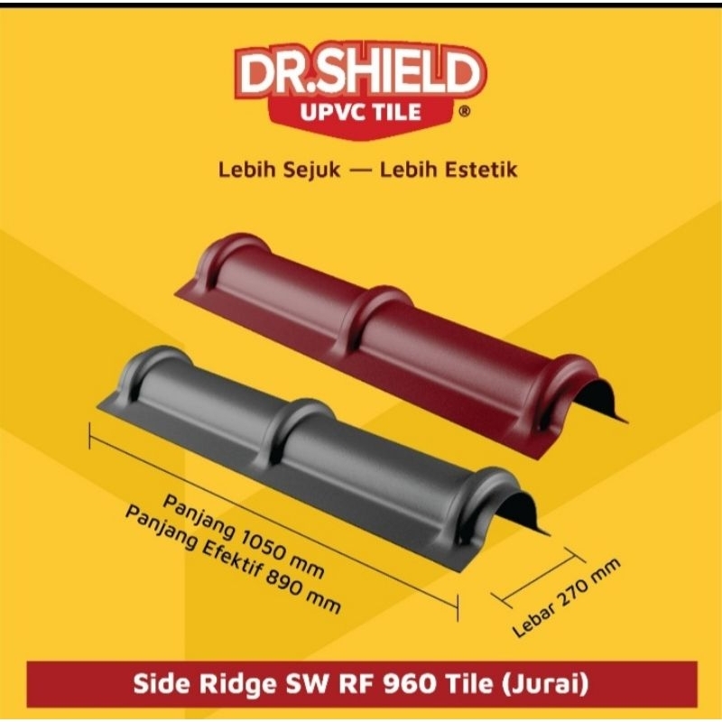Jual Nok jurai genteng UPVC dr shield SW RF960 | Shopee Indonesia