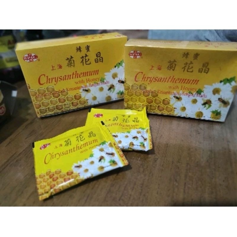 Jual Chrysanthemum with honey/teh seruni sariawan dalam sachet | Shopee ...