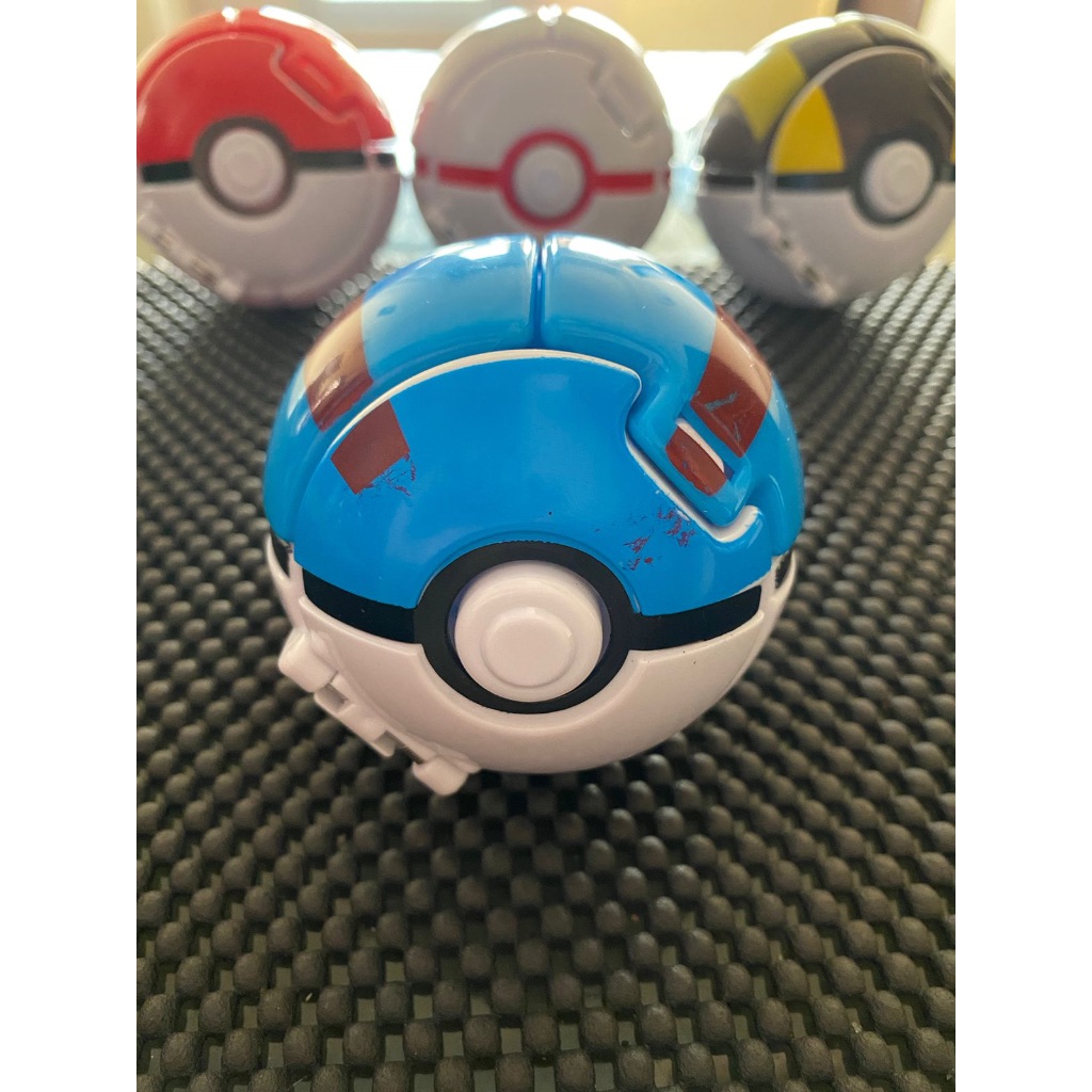 Jual Pokeball Lempar Pokemon Action Figure, Poke ball, Great ball ...