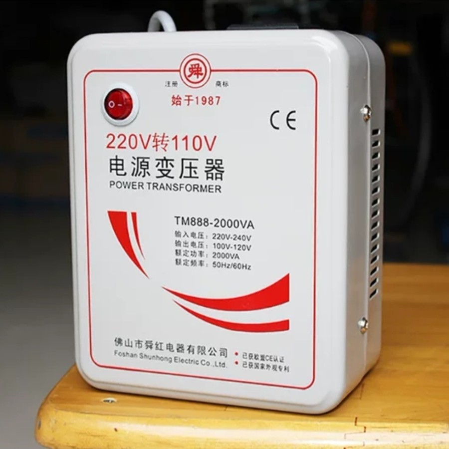 Jual AVPRO TM888-2000VA Step Down Transformer Trafo In 220V Out 110V ...