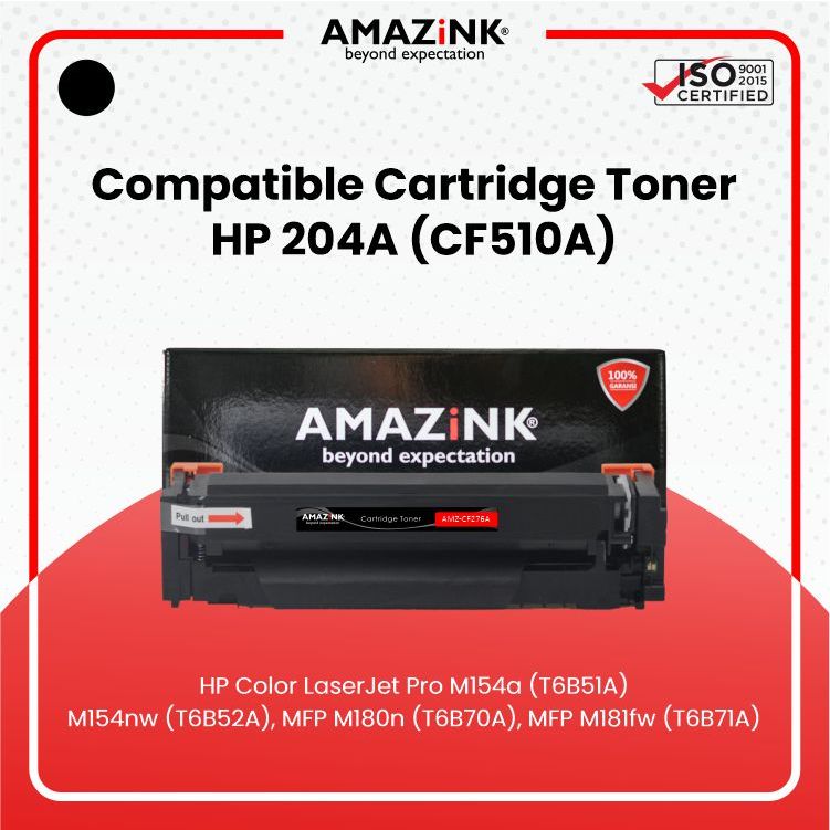 Jual Cartridge Toner Compatible AMAZiNK HP Color 204A [CF510A] | Shopee ...