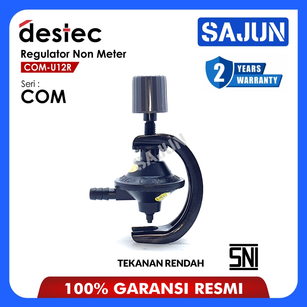 Jual Regulator Gas Destec Tekanan Rendah Tanpa Indikator Meter COM-U12R ...