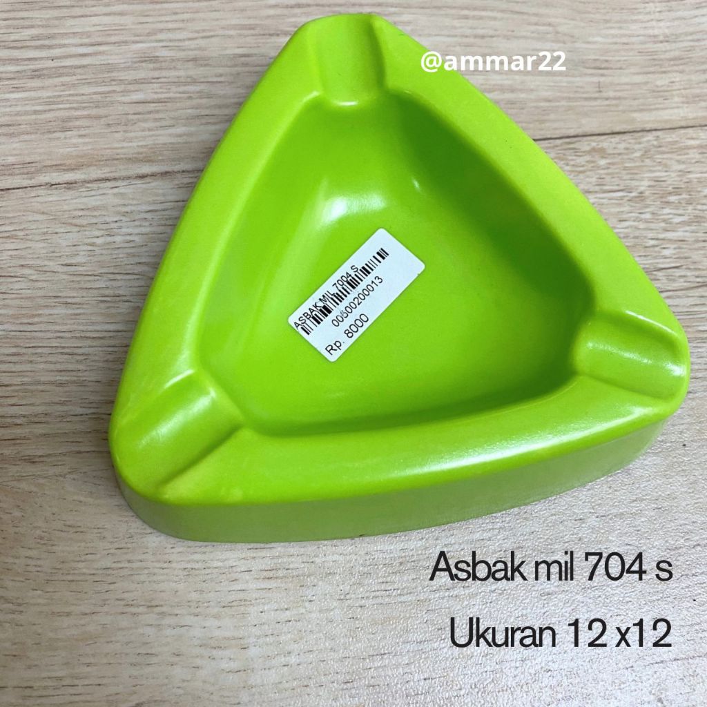 Jual ASBAK MIL 704 S ASBAK MELAMIN SEGITIGA ASBAK ROKOK ASBAK MELAMIN ...
