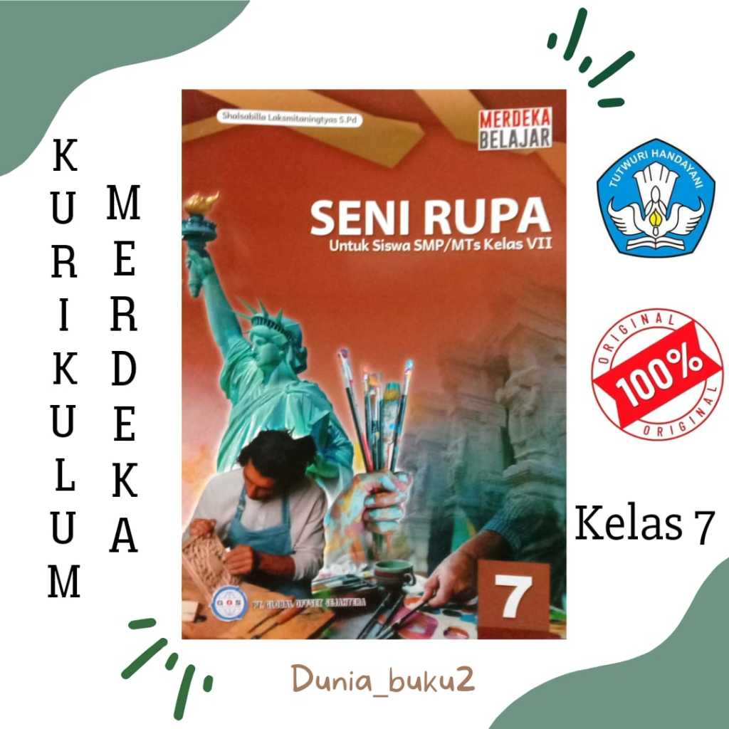 Jual BUKU SISWA SENI RUPA KURIKULUM PENGGERAK-MERDEKA KELAS 7 SMP (PENERBIT: GOS) | Shopee Indonesia