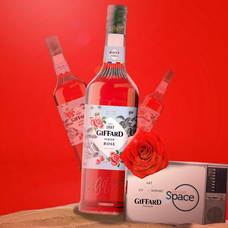 Jual Rose syrup giffard 1 liter | Shopee Indonesia