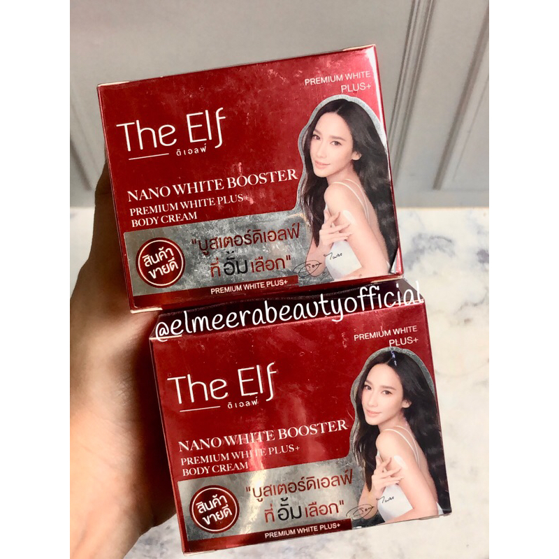 Jual THE ELF NANO WHITE BOOSTER BODY CREAM / BODY LOTION PEMUTIH ...