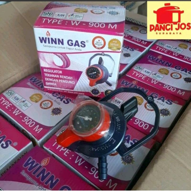 Jual Regulator W900 WINNGAS meter SNI /Alat pengukur gas LPG SNI ...