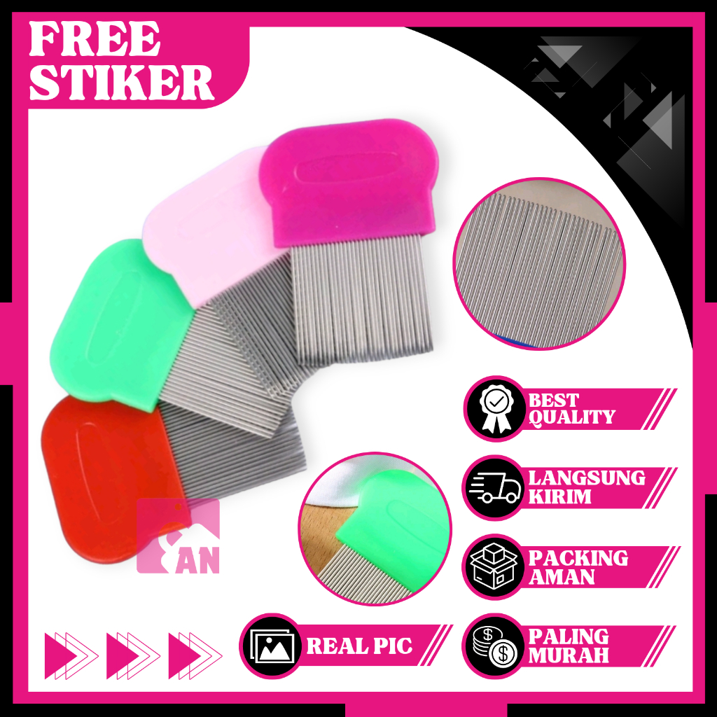 Jual 1PCS Sisir Serit Kutu Mini Bahan Besi Stainless Rapat Kokoh Seret ...