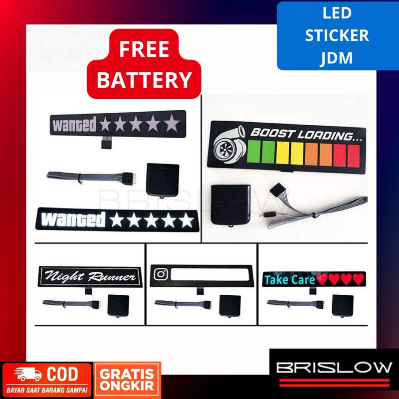 Jual Sticker Led Jdm Universal Original High Grade | Shopee Indonesia