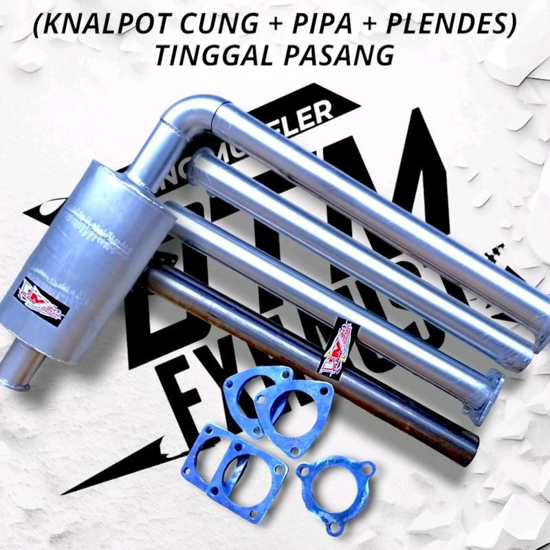 Jual KNALPOT CUNG 3 SUARA PNP ( PIPA + PLENDES ) TINGGAL PASANG ...