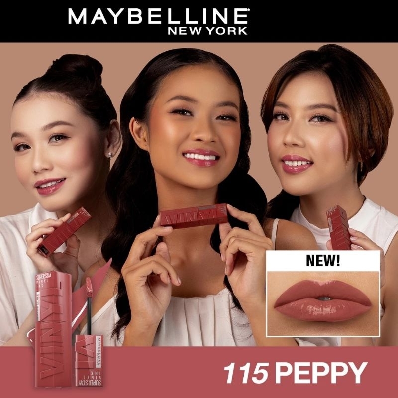 Jual [Original, 115] Maybelline Superstay Vynil Vinyl Ink 4.2 ml Liquid ...
