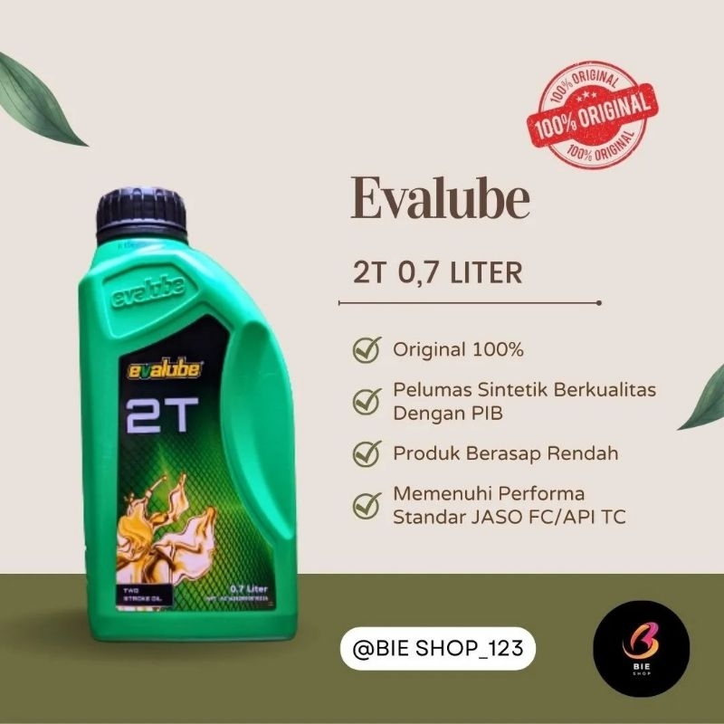 Jual Oli Samping EVALUBE 2T Hijau- 0,7Liter( 700ml) | Shopee Indonesia
