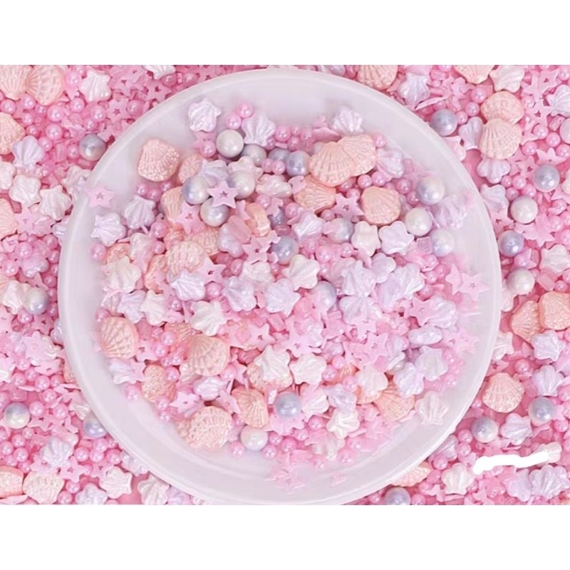 Jual sprinkle /sprinkle pink/sprinkle mutiara/hiasan kue/topper kue ...