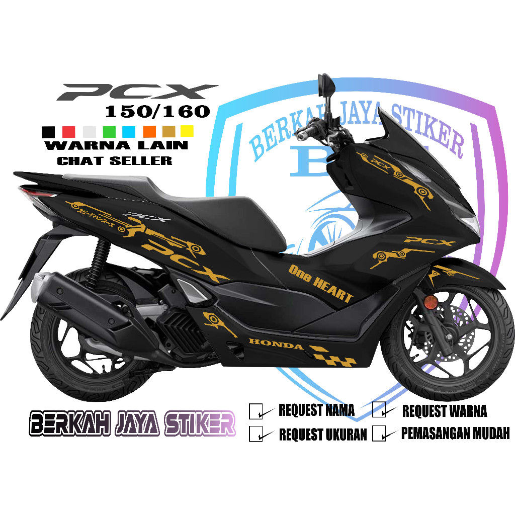 Jual Cutting Sticker PCX - Aksesoris Motor Stiker Honda PCX 160 cc ...