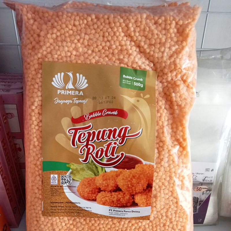 Jual Tepung Roti Bubble Crumb Primera 500gr exp lama | Shopee Indonesia