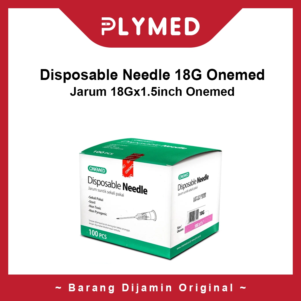 Jual ONEMED NEEDLE / Jarum Onemed 18G | Shopee Indonesia