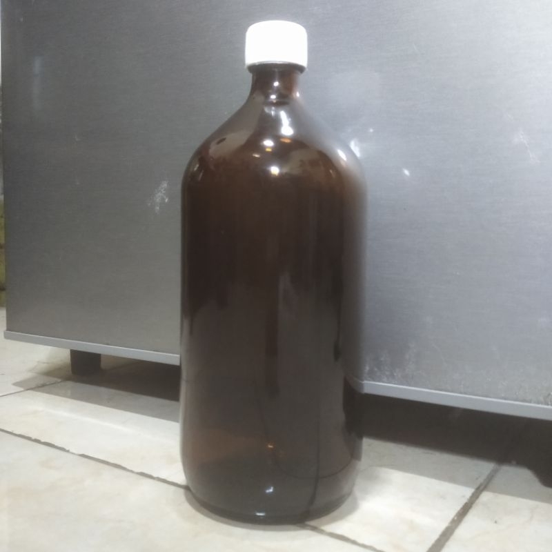 Jual Botol Kaca Amber 1 Liter (MINIM BELI 2) | Shopee Indonesia