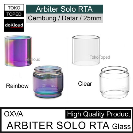 Jual OXVA ARBITER SOLO RTA Replacement Glass | 25mm kaca gelas tabung ...