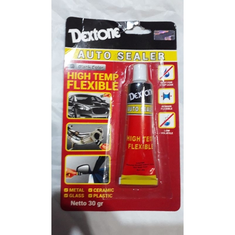 Jual LEM DEXTONE AUTO SEALER SILER HITAM SILICONE LEM KACA HITAM RUBBER ...
