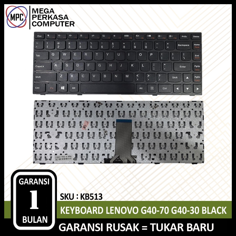 Jual Keyboard Lenovo IdeaPad G40 G40-30 G40-70 G40-45 Series | Shopee ...