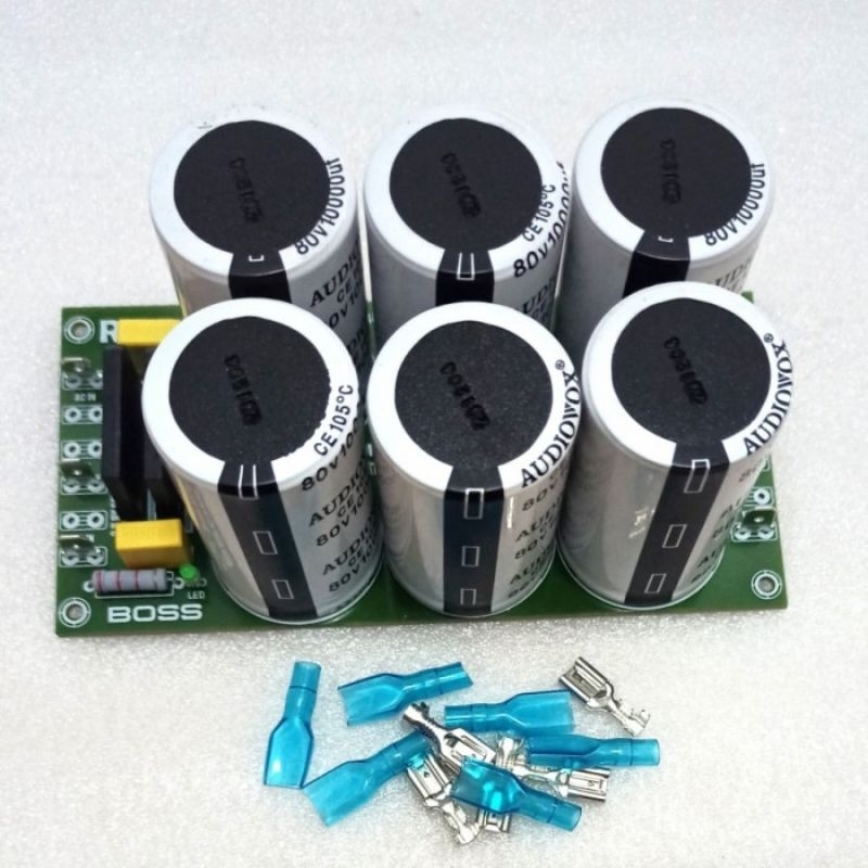 Jual KIT PSU 6 Elco AUDIOVOX 10000uF 80V Plus Skun PCB | Shopee Indonesia