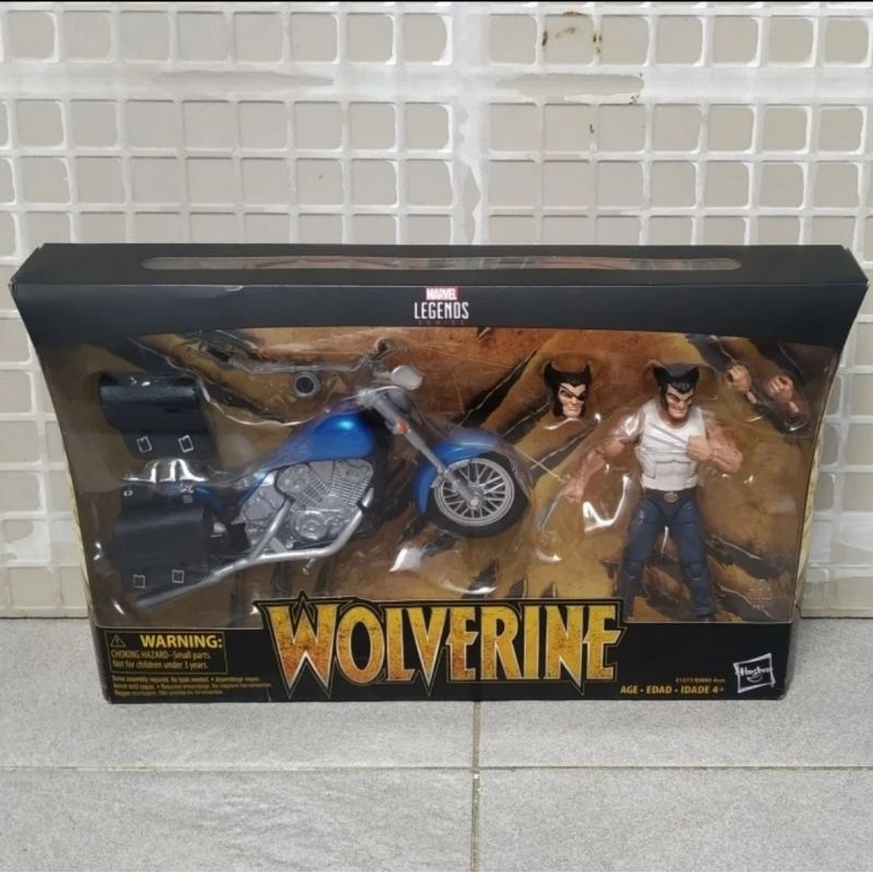 Jual hasbro original marvel legends xmen x men wolverine motorcycle ...