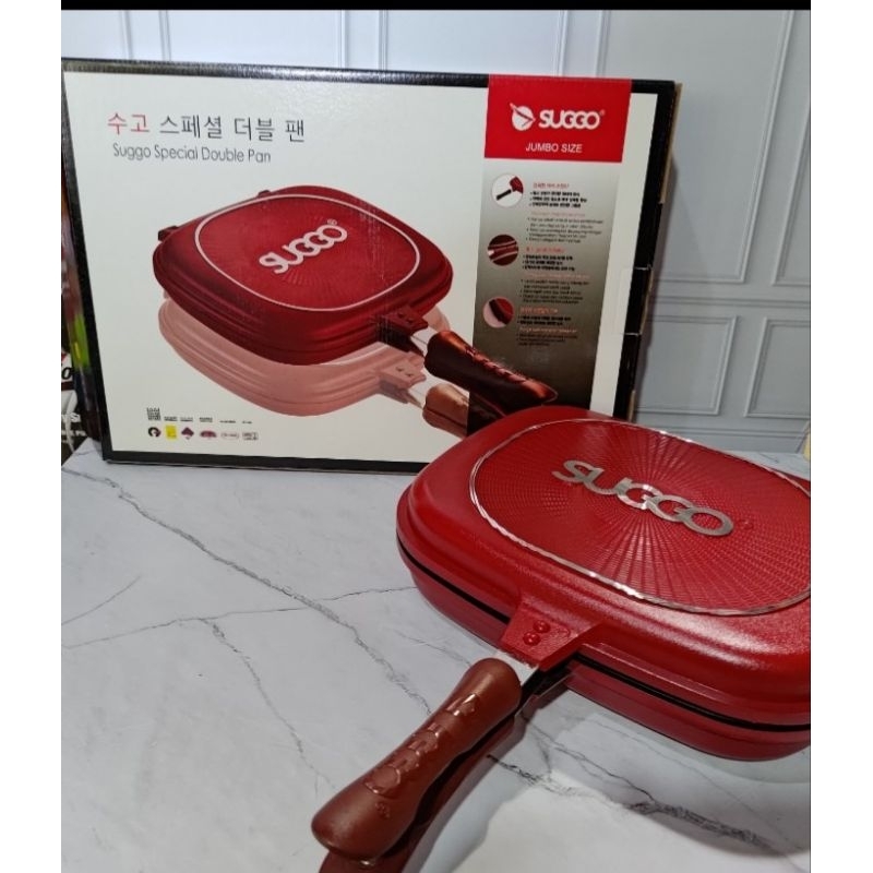 Jual DOUBLE PAN SUGGO / ALAT PEMBAKARAN SUGGO DOUBLE PAN JUMBO | Shopee ...