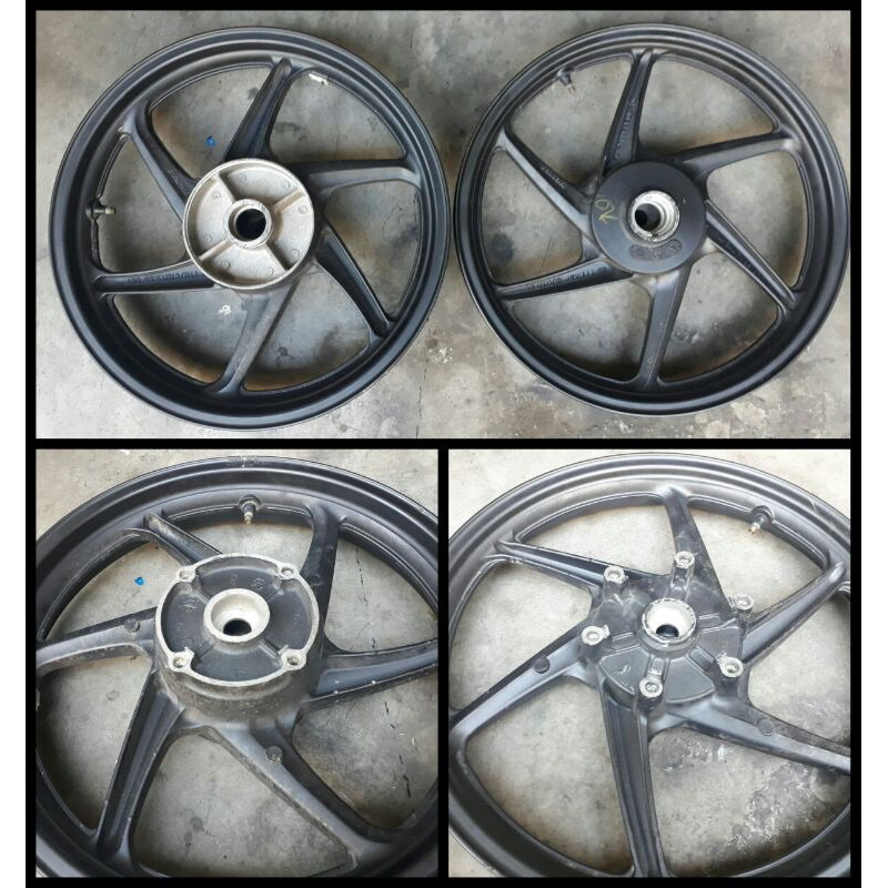 Jual Velg Depan Belakang Honda Ring 17 CB 150R Old Lama New MP Mega Pro ...