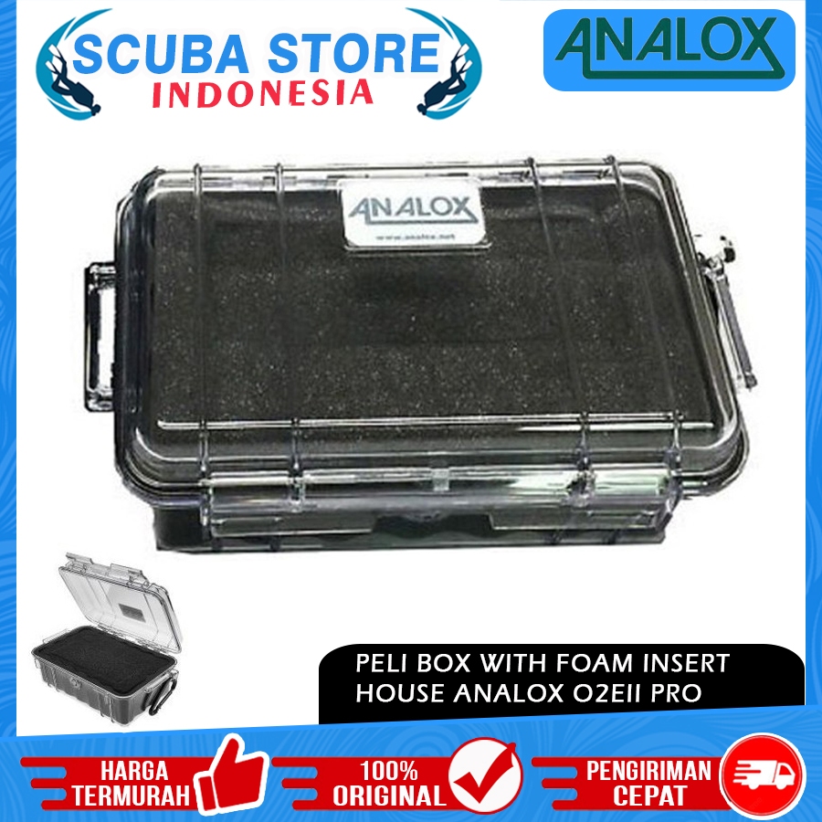 Jual Peli Box Underwater Case With Foam Analox O2EII Pro Kotak Oxygen ...