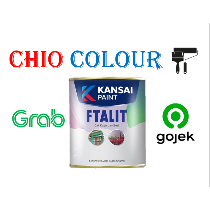 Jual Cat Kayu Besi Kansai Ftalit Permanent Red 1 KG | Shopee Indonesia