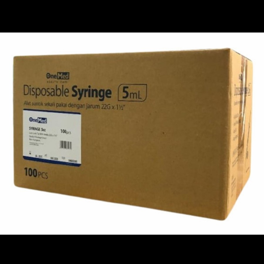 Jual Spuit Disposable Syringe Onemed 5cc | Shopee Indonesia
