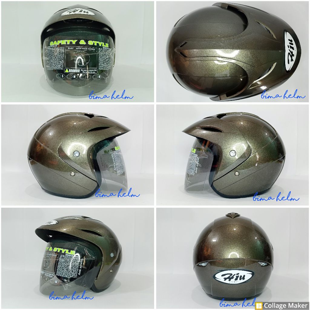 Jual HELM HIU MURAH BERKUALITAS - HELM HIU NICO R | Shopee Indonesia
