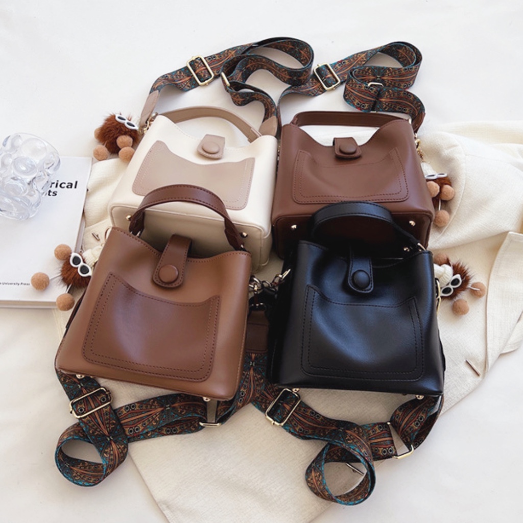 Jual Tas Bucket Tas Selempang Wanita 6855 | Shopee Indonesia