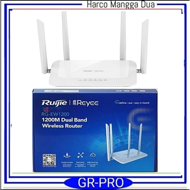 Jual ruijie reyee RG-EW 1200 Mbps wireless dual band home router ...
