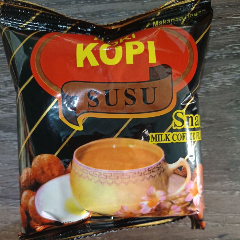 Jual Kopi Susu Snek Snack jadul 10gram perasa kerupuk masa kecil ...