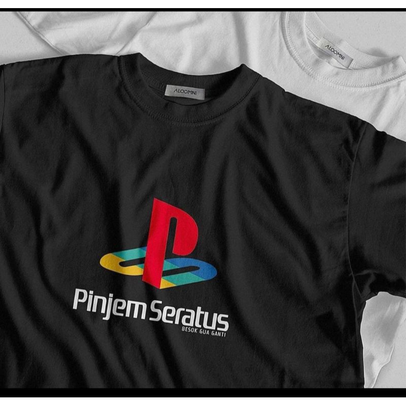 Jual Kaos Plesetan Pinjem Seratus Kaos Distro Pinjem Seratus | Shopee ...