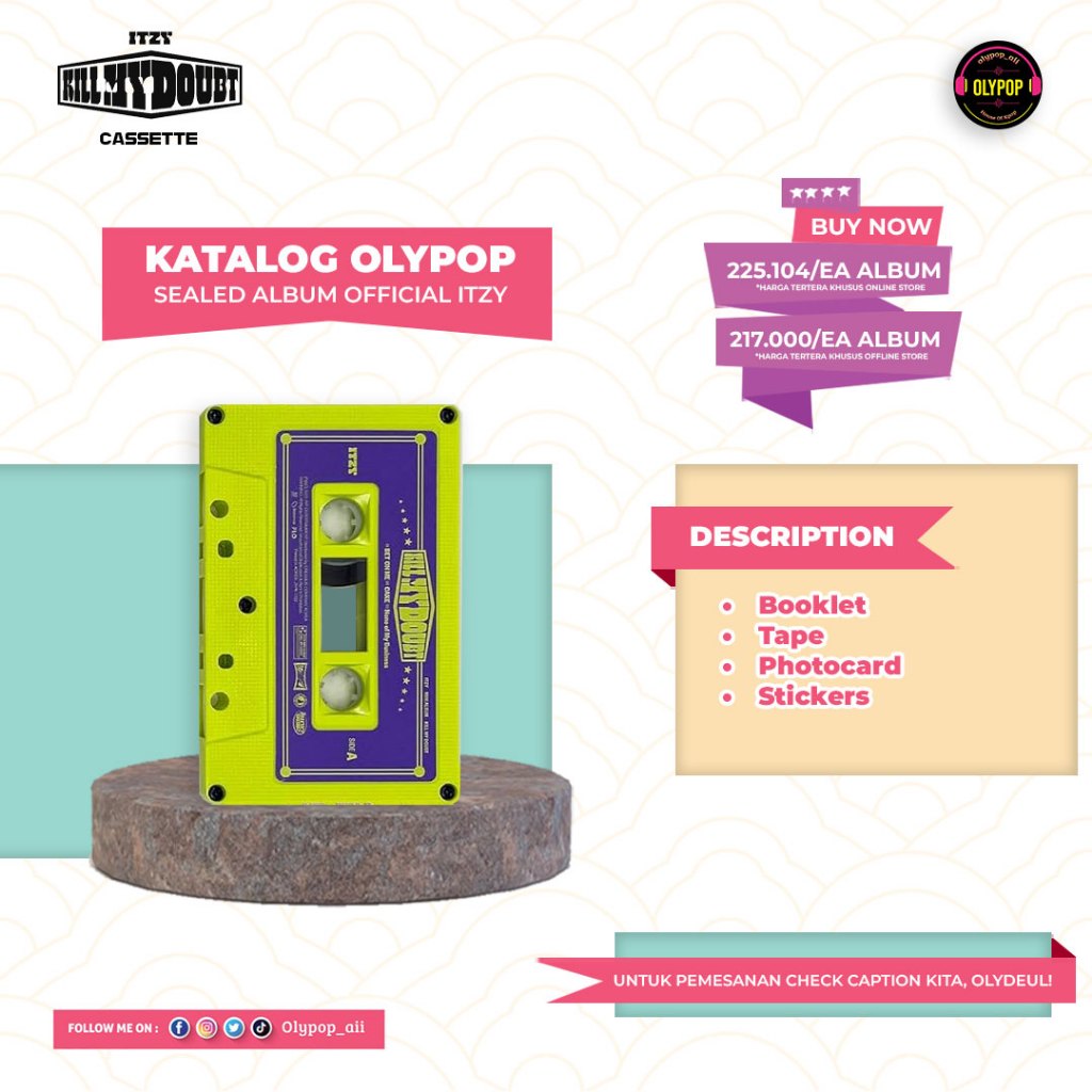 Jual ITZY - KILL MY DOUBT ALBUM | Shopee Indonesia