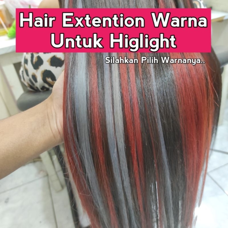 Jual Rambut Sambung Higlight 10 Helai | Shopee Indonesia