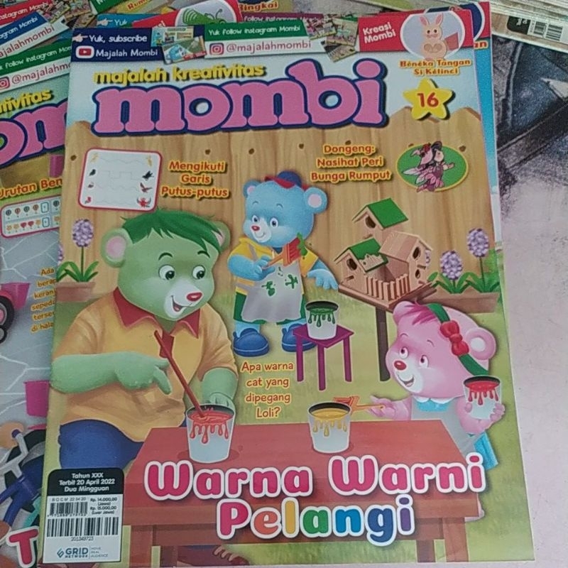 Jual BARU majalah MOMBI 2020/2021/2022 anak2 TK DAN SD | Shopee Indonesia