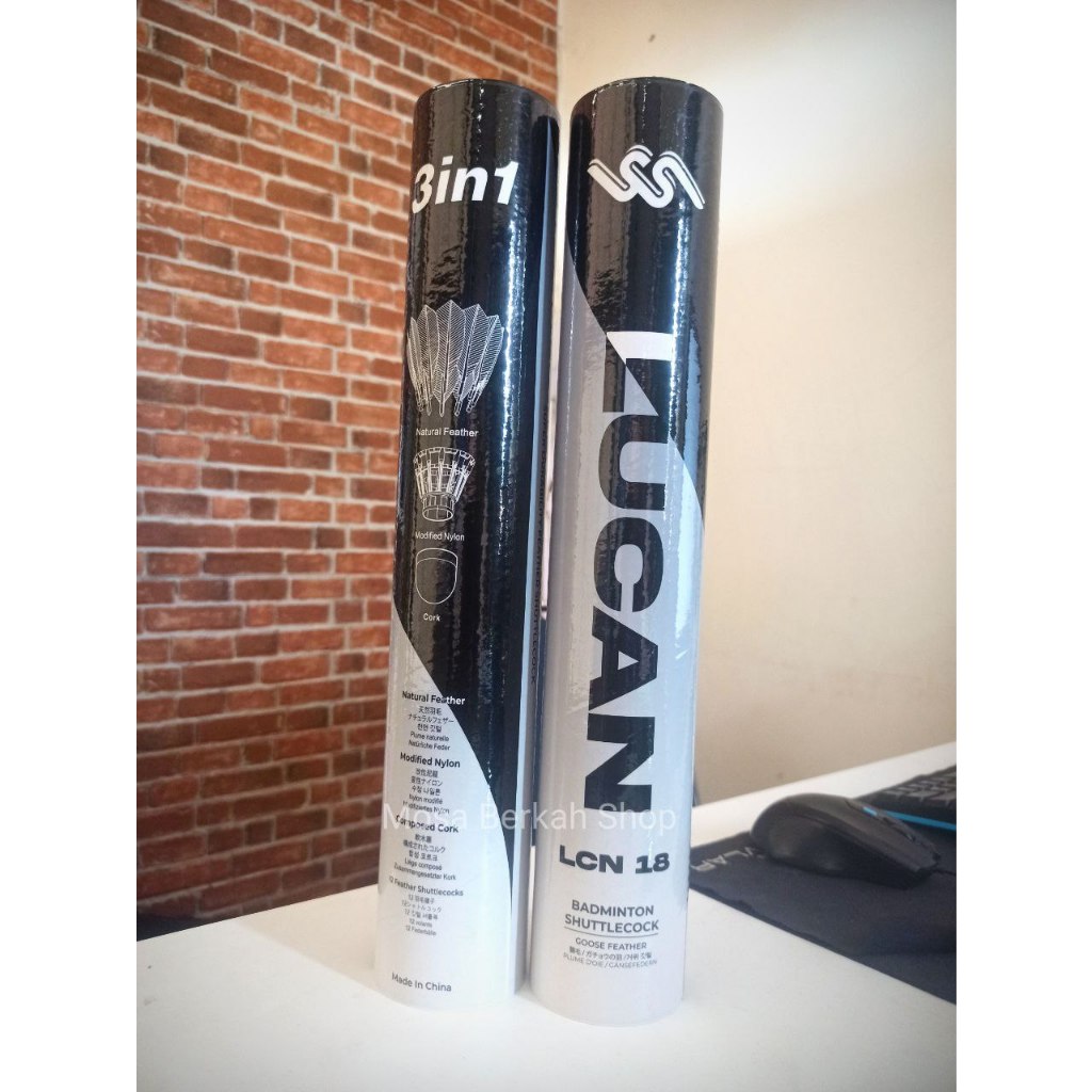 Jual Shuttlecock LUCAN kok lucan kok awet dan stabil kok bulu angsa ...