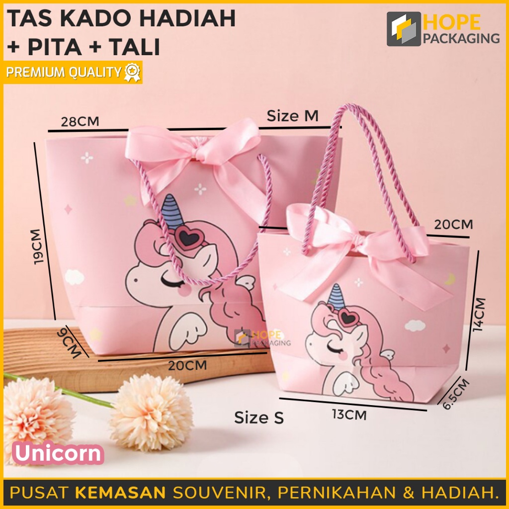 Jual Tas Hadiah / Tas Kado / Paperbag Ulang Tahun / Tas Kado + Pita ...