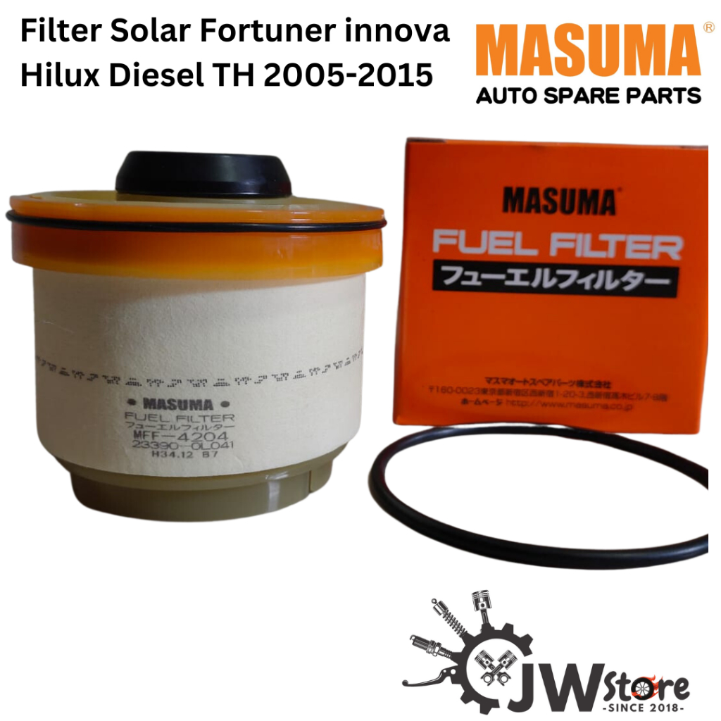 Jual Filter Solar Fortuner Innova hilux diesel 2KD 2005-2015 Masuma ...