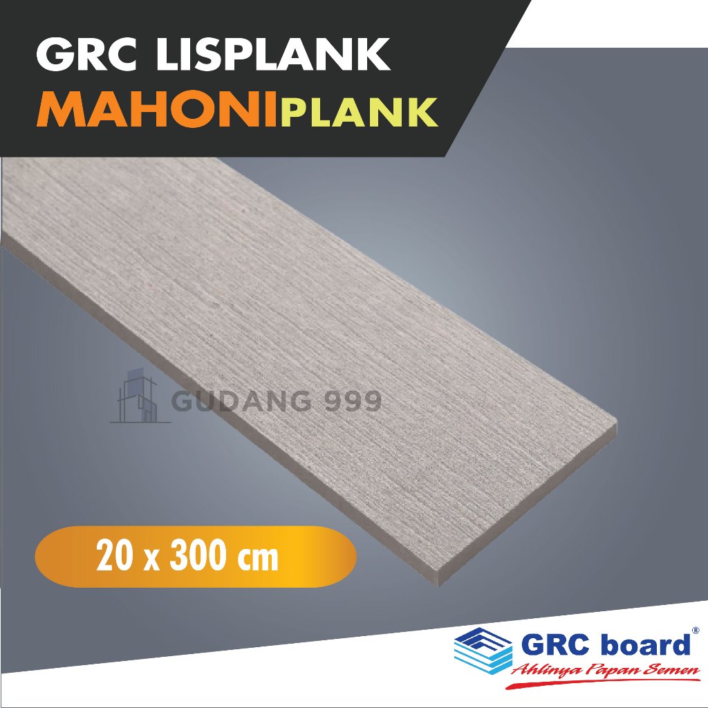 Jual Mahoni Plank Grc 20cm / Lisplank Serat Kayu / Motif Serat Kayu ...